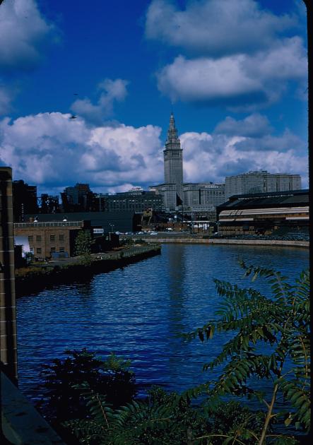 NKP View Cleveland OH Terminal Tower 1956 | The Nickel Plate Archive