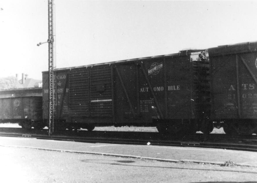 NKP Yard CNW Automobile Car | The Nickel Plate Archive