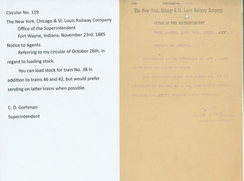 NKPHTS CIRCULAR NO 119 | The Nickel Plate Archive