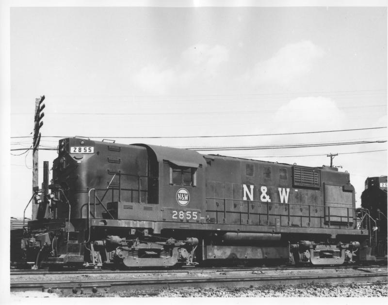 N&W RS11 2855 unknown location | The Nickel Plate Archive