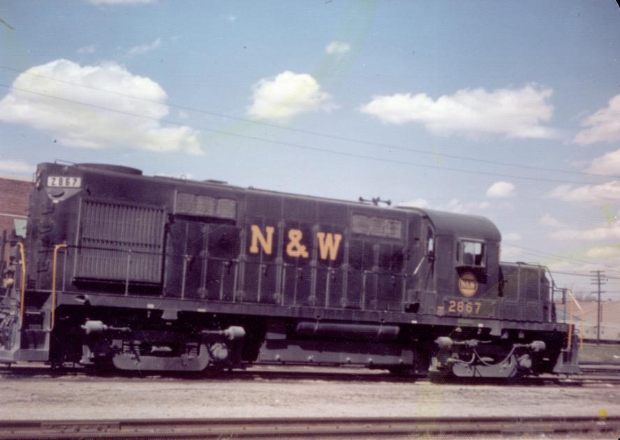 N&W RS36 2867 East Wayne IN 10-1974 | The Nickel Plate Archive