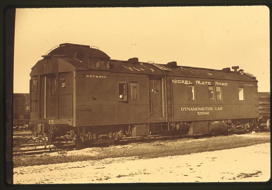 Dynamometer Car #X50041 in Bellevue OH on January 3 1965 | The Nickel ...