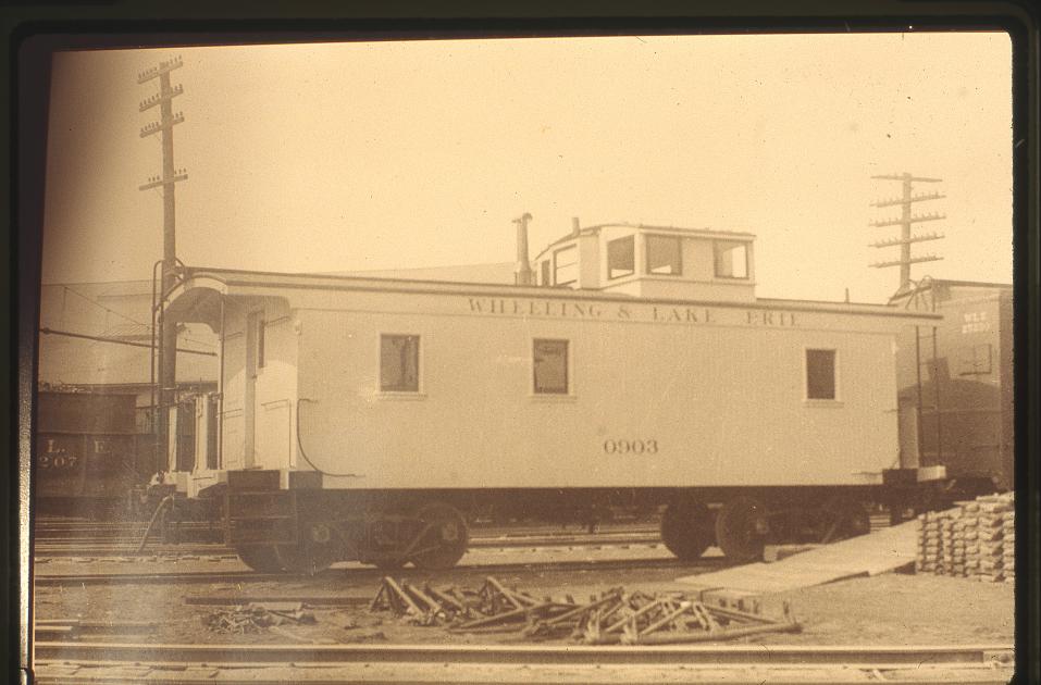 W&LE Caboose #0903 in Toledo OH in 1939 | The Nickel Plate Archive W&LE Caboose #0903 in Toledo OH in 1939 | The Nickel Plate Archive