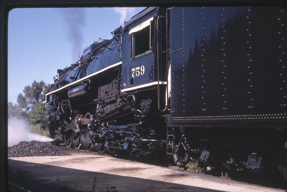 2-8-4 Berkshire #759 in September 1968 | The Nickel Plate Archive