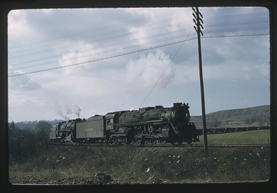 2-8-4 Berkshires #826 and #824 in Baltic OH | The Nickel Plate Archive 2-8-4 Berkshires #826 and #824 in Baltic OH | The Nickel Plate Archive