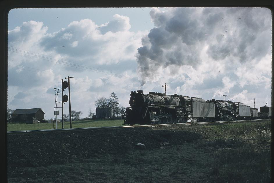 2-8-4 Berkshires #826 and #824 in Brewster OH | The Nickel Plate Archive