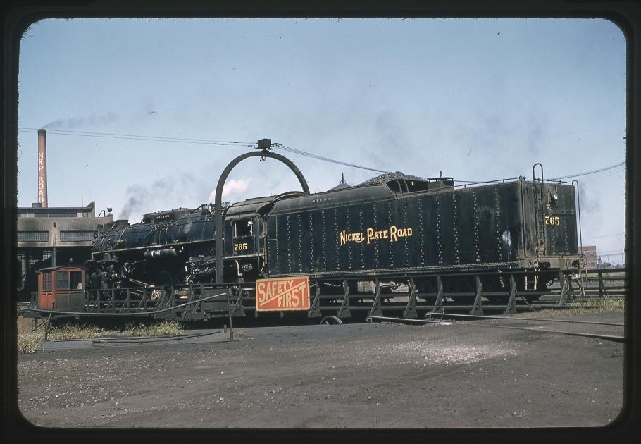2-8-4 Berkshire #765 in Bellevue OH in September 1957 | The Nickel Plate Archive