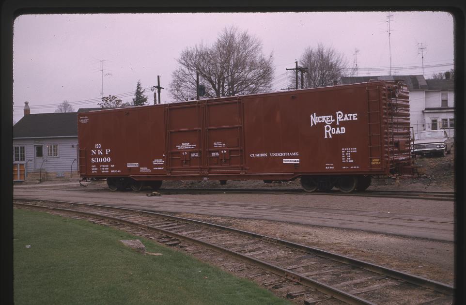 60' Boxcar #83000 in Greenville PA in November 1963 | The Nickel Plate ...