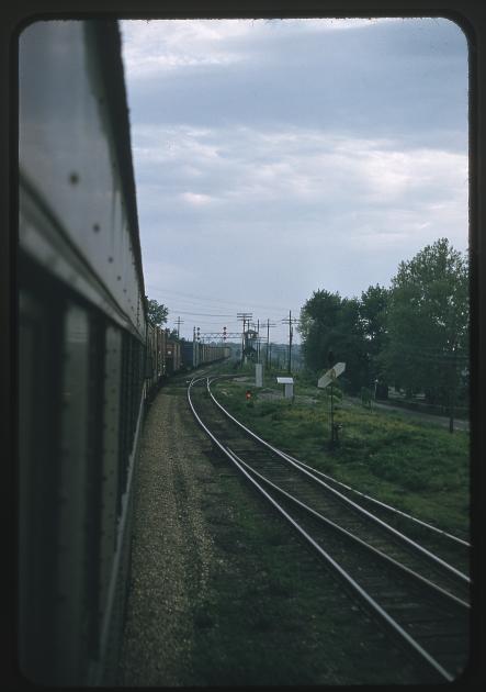 View from business car on freight train | The Nickel Plate Archive