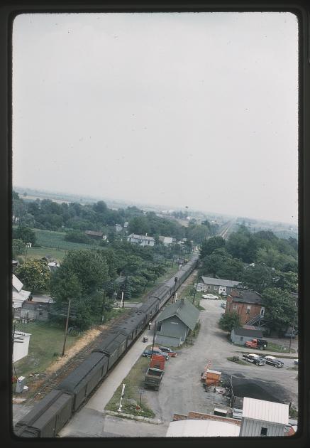 Passenger train #7 in McComb OH in August 1961 | The Nickel Plate Archive