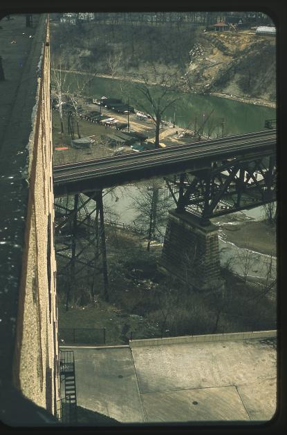 Bridge in Rocky River OH in March 1958 | The Nickel Plate Archive