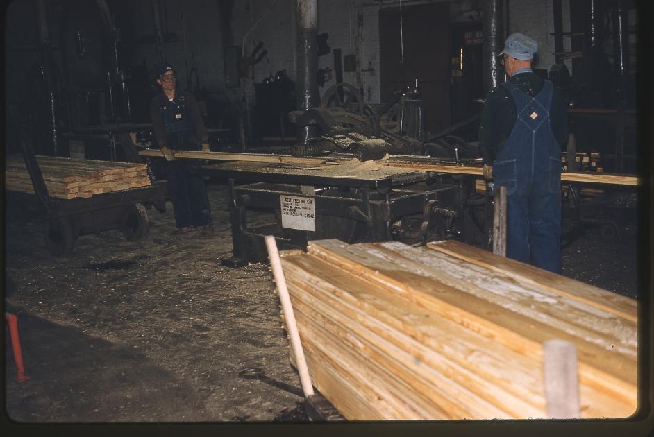 Rip saw in June 1959 | The Nickel Plate Archive