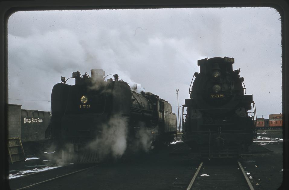 4-6-4 Hudson #173 and 2-8-4 Berkshire #737 in Chicago IL | The Nickel ...
