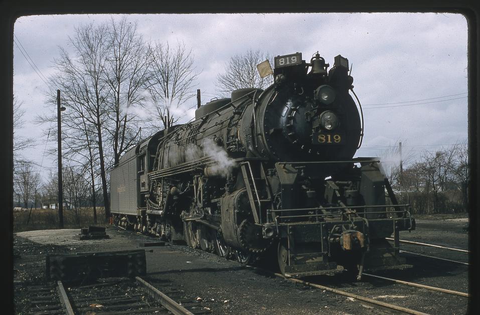 2-8-4 Berkshire #819 in Norwalk OH | The Nickel Plate Archive