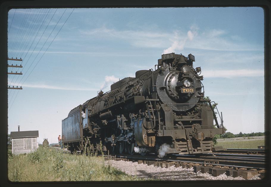 2-8-4 Berkshire #763 in June 1958 | The Nickel Plate Archive
