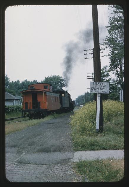Caboose in Clyde OH in 1956 | The Nickel Plate Archive Caboose in Clyde OH in 1956 | The Nickel Plate Archive