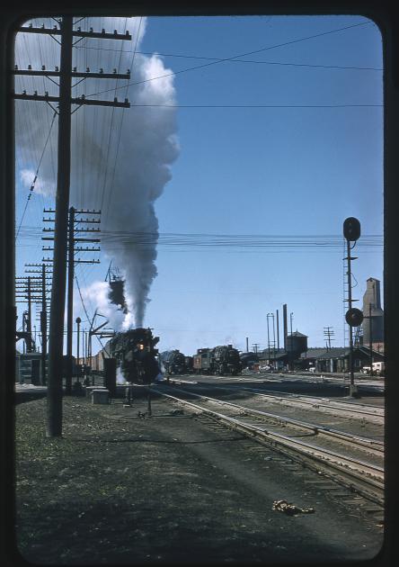 Freight trains in yard in Conneaut OH | The Nickel Plate Archive