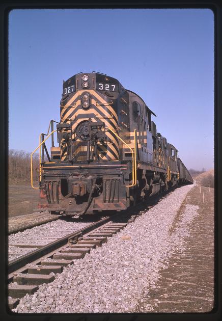 RSD-12 #327 at Franklin Mine in February 1964 | The Nickel Plate Archive