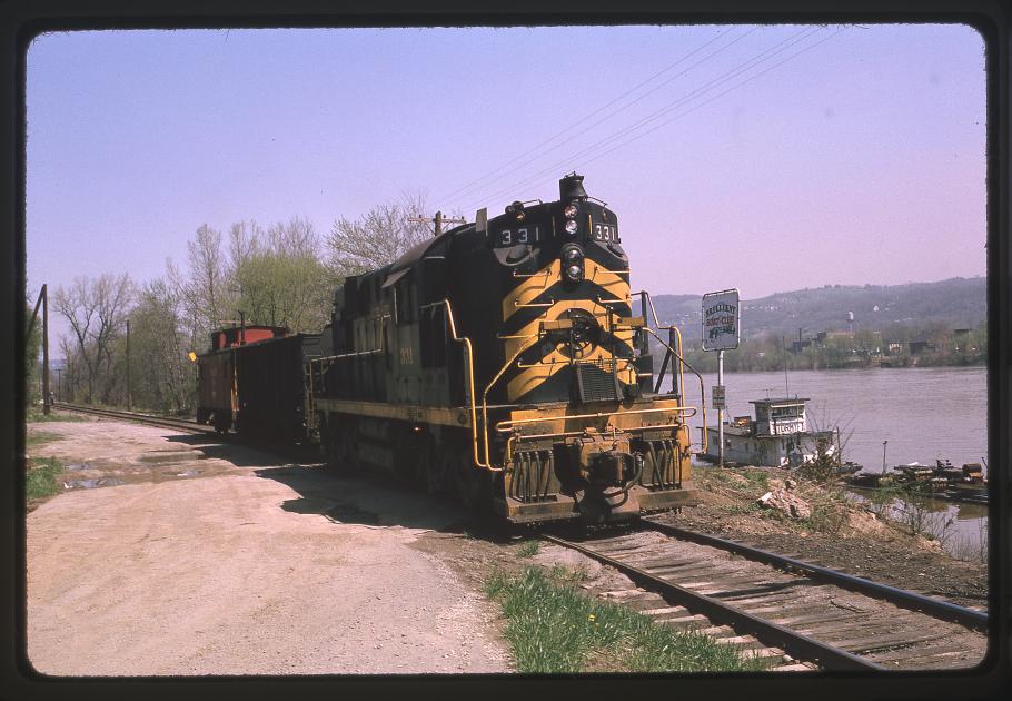 RSD-12 #331 in Brilliant OH in April 1964 | The Nickel Plate Archive