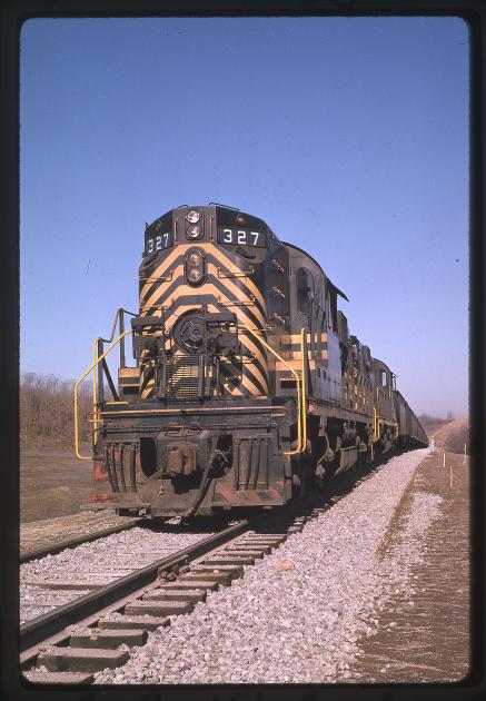RSD-12 #327 at Franklin Mine in February 1964 | The Nickel Plate Archive