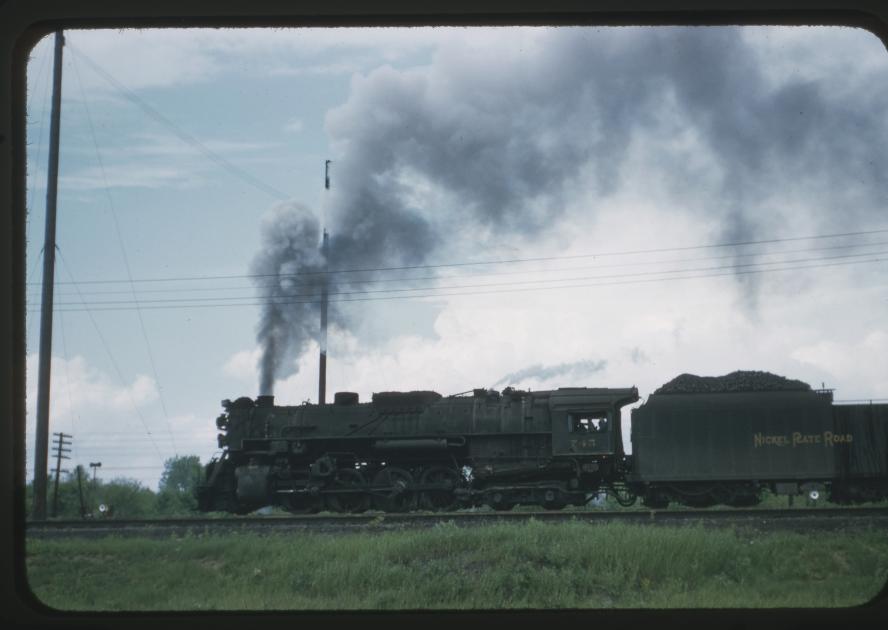 2-8-4 Berkshire #745 in Fort Wayne IN on May 18 1958 | The Nickel Plate Archive