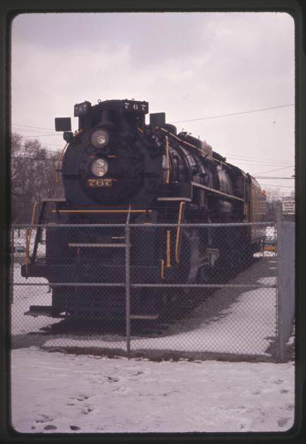 2-8-4 Berkshire #767 in Ft. Wayne IN in March 1964 | The Nickel Plate Archive
