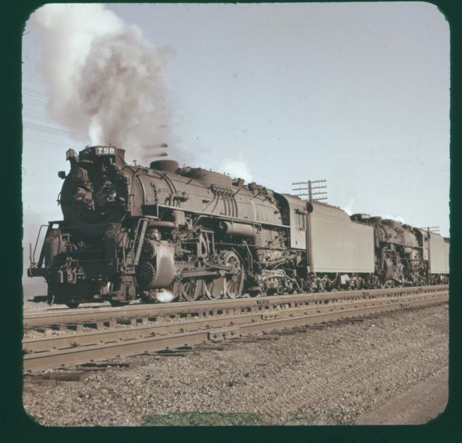 2-8-4 Berkshire #758 in the 1950s | The Nickel Plate Archive