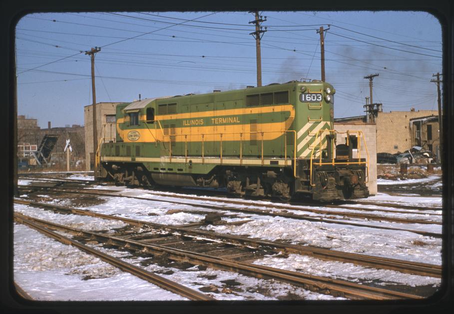 Illinois Terminal GP7 #1603 in East Peoria IL | The Nickel Plate Archive