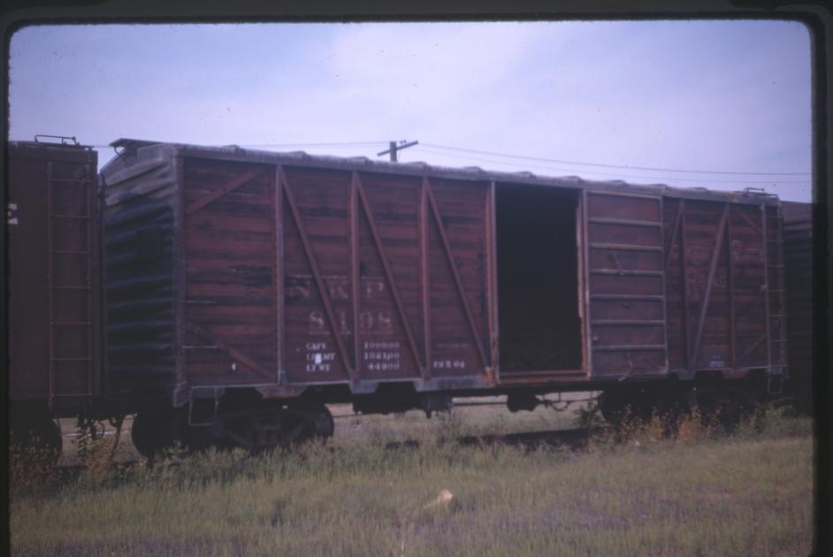 Boxcar #8198 in September 1987 | The Nickel Plate Archive