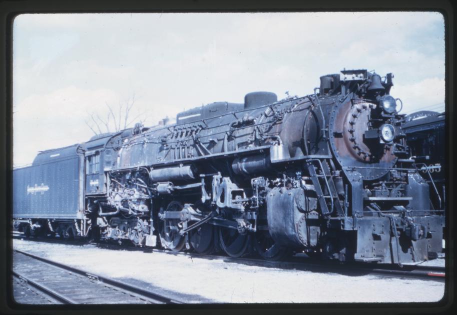 2-8-4 Berkshire #745 in Ft. Wayne IN in 1961 | The Nickel Plate Archive