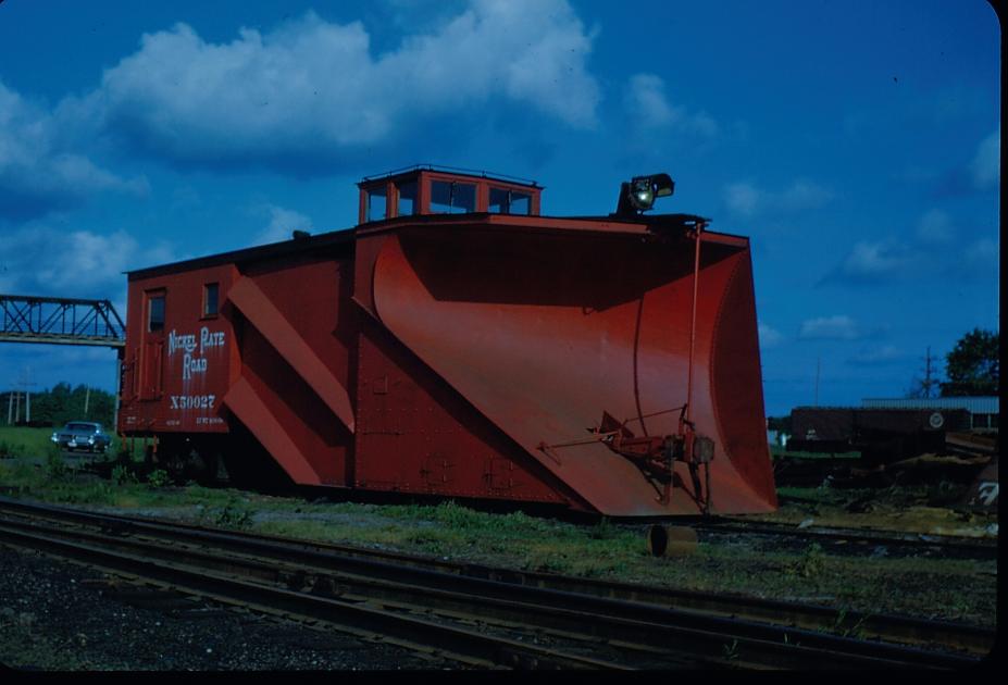 Snowplow X50027 Conneaut OH 1950's | The Nickel Plate Archive