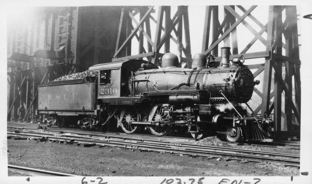 W&LE 4-4-0 D-5 2310 Cleveland OH 6-1927 | The Nickel Plate Archive