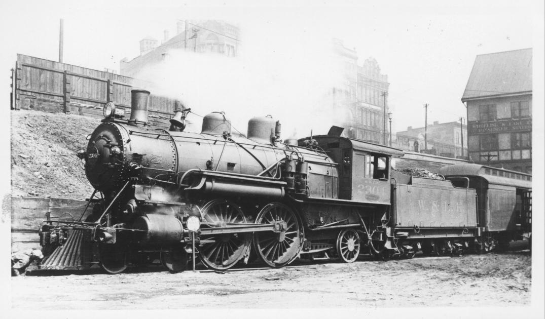 W&LE 4-4-2 E-1 2304 Cleveland OH 4-1927 | The Nickel Plate Archive