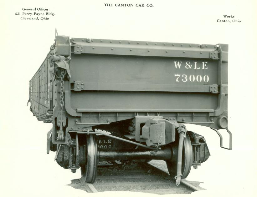WLE #73000 67' Stl Gon Canton O. A End BP | The Nickel Plate Archive