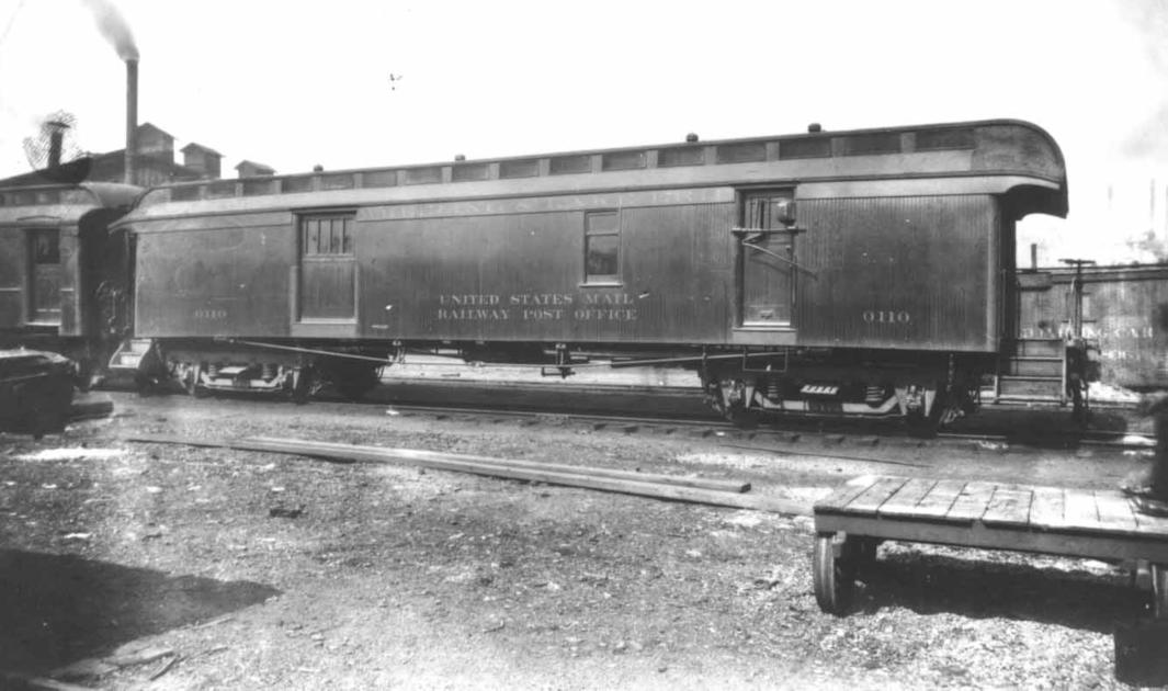 W&LE Baggage-RPO 0110 side view | The Nickel Plate Archive