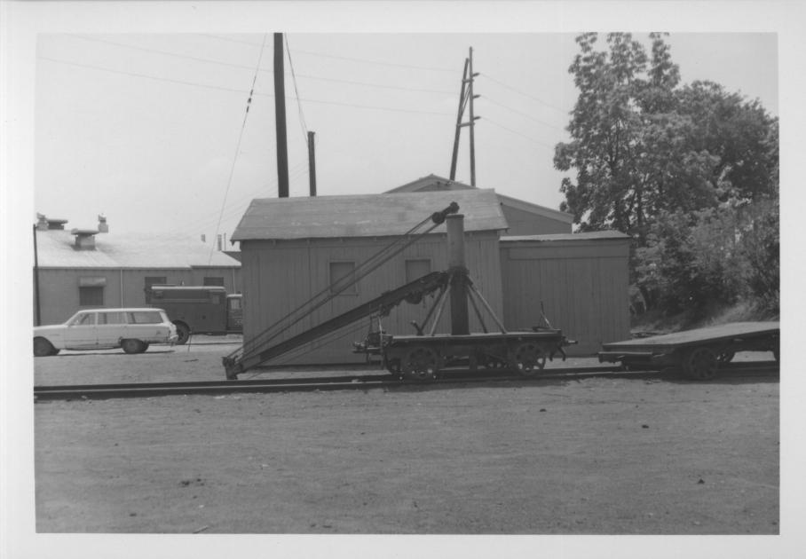 W&LE Building Coshocton OH small shed 8-1972 JBC | The Nickel Plate Archive