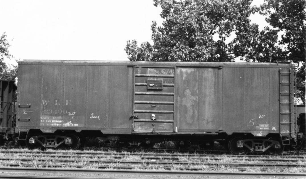 W&LE Boxcar 23490 Steel 40ft single door | The Nickel Plate Archive