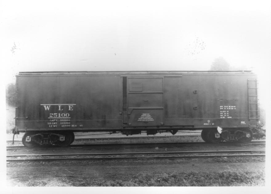 W&LE Boxcar 25100 Unknown Location | The Nickel Plate Archive
