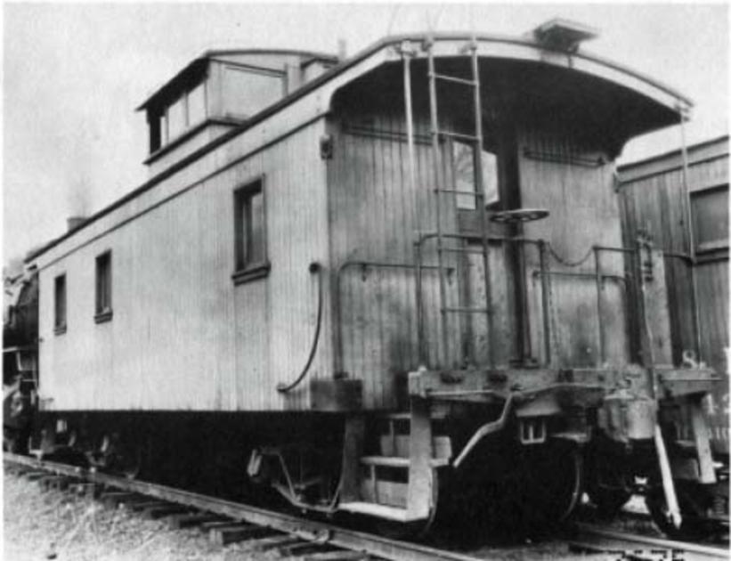 W&LE Caboose 0846 End View | The Nickel Plate Archive