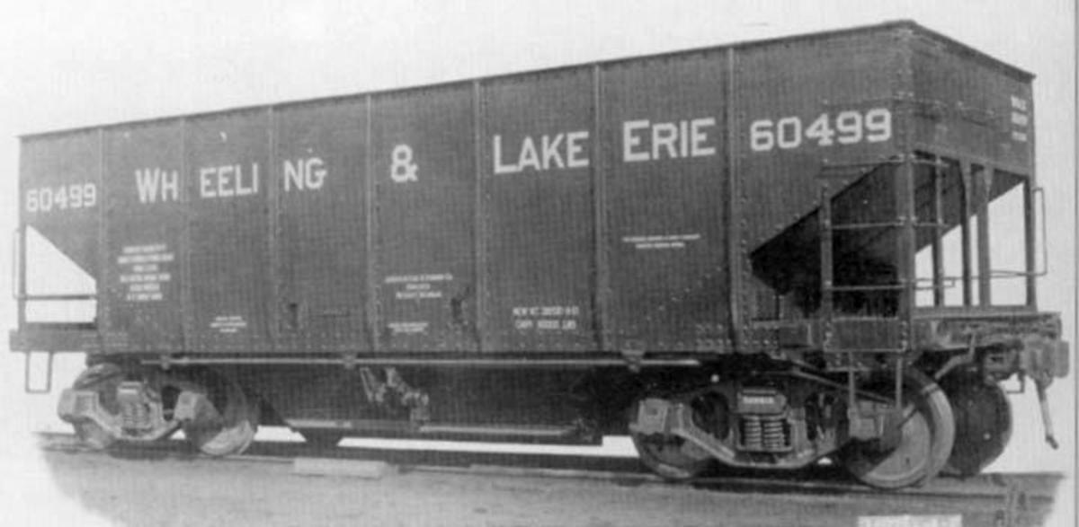 W&LE Hopper Car 60499 Builders Photo | The Nickel Plate Archive