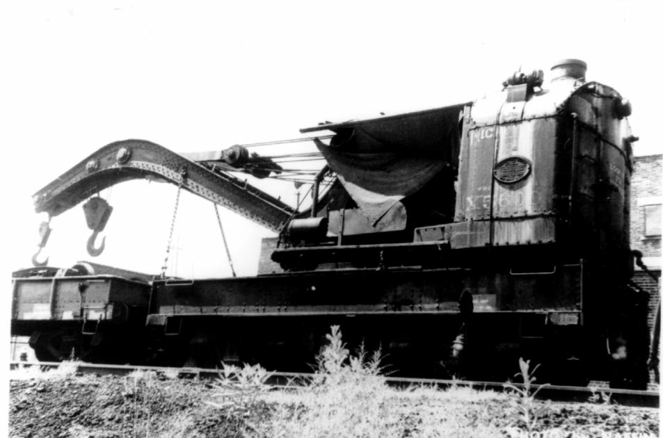 Wreck Crane #X-56001 250T Toledo O.1955 | The Nickel Plate Archive